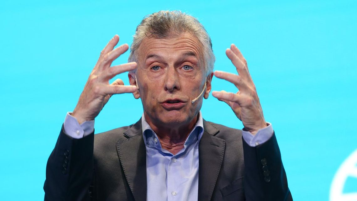 Mauricio Macri en el lanzamiento de su nuevo libro, 'Para qué' | Perfil