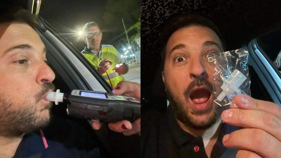 El video de Diego Brancatelli en pleno control de alcoholemia: cuál fue ...