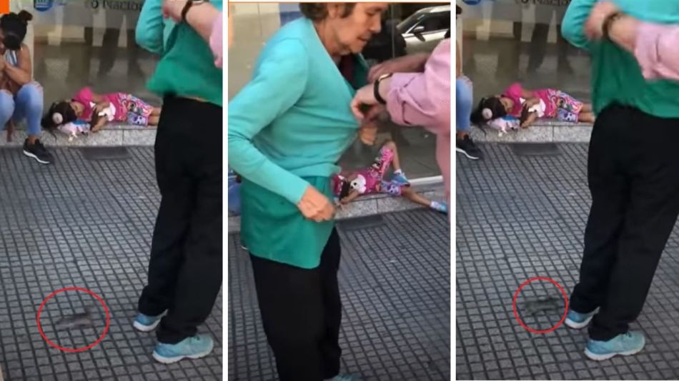 Insólito: una mujer hacía fila para ingresar al banco y descubrió una ...