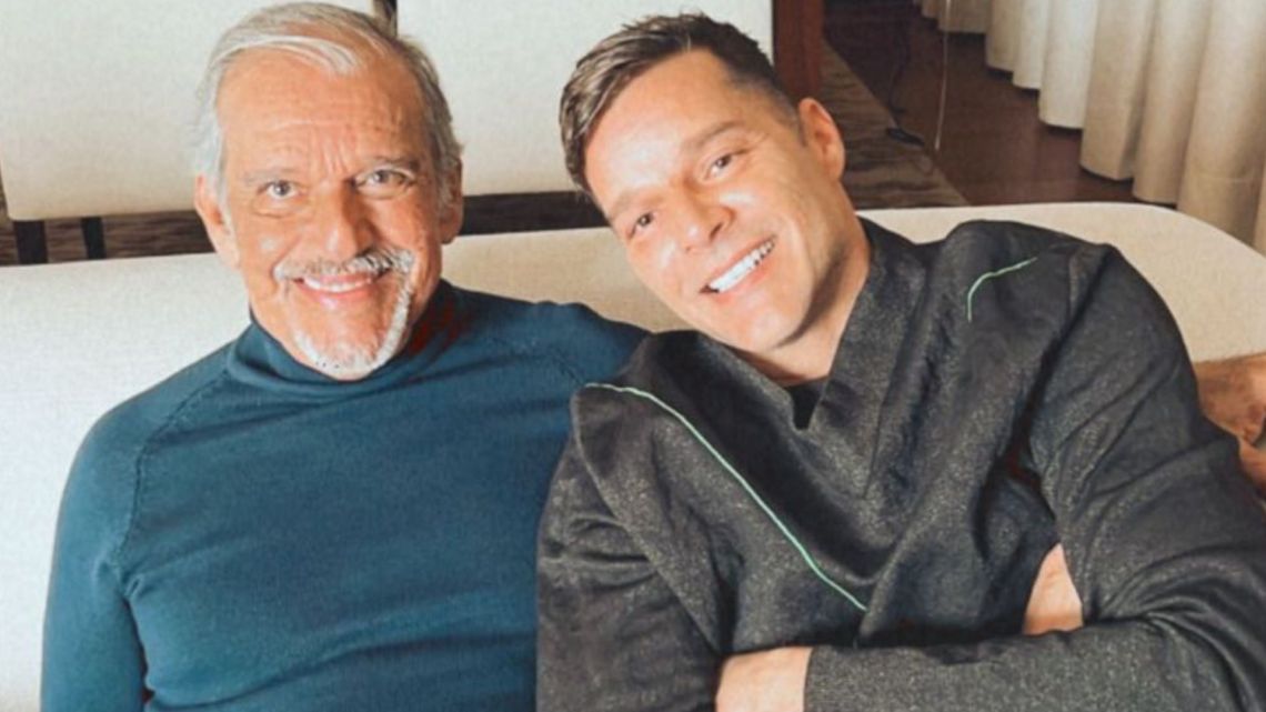 Ricky Martin publicó una foto junto a su papá en Colombia | Caras