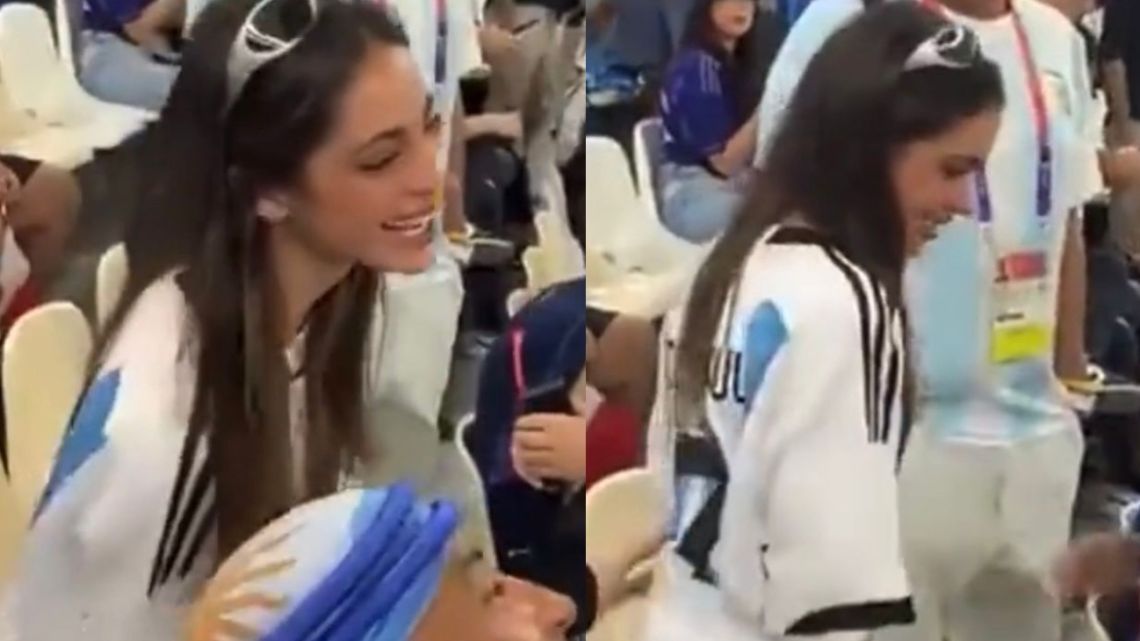 El video de Tini Stoessel en la cancha alentando a Rodrigo de Paul: su ...