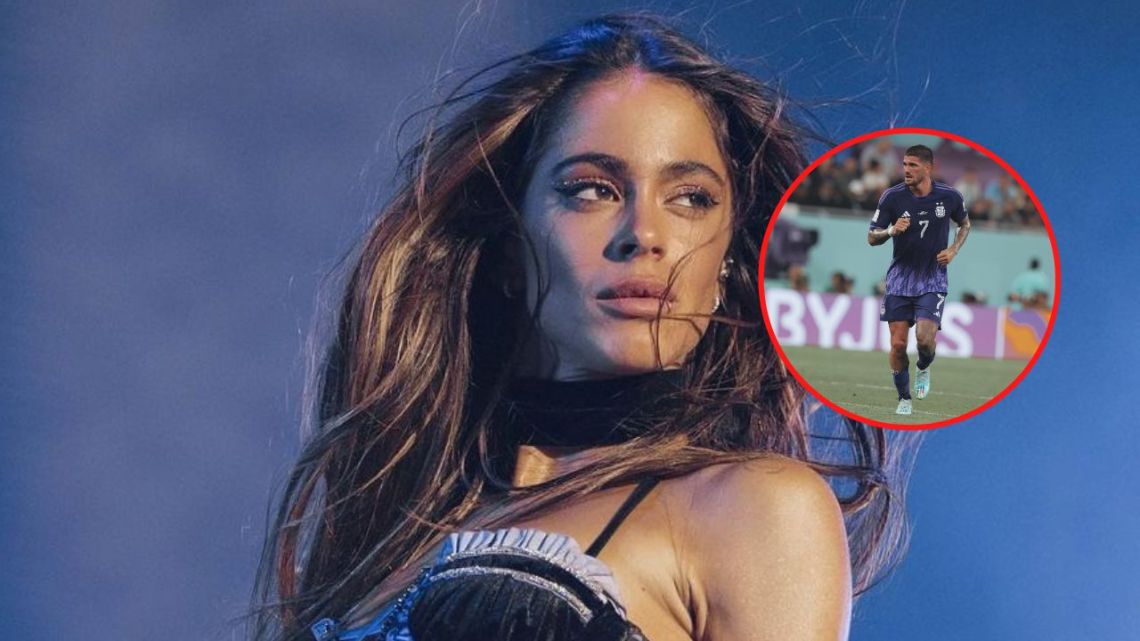 Tini Stoessel subió una foto de Rodrigo de Paul después del partido ...