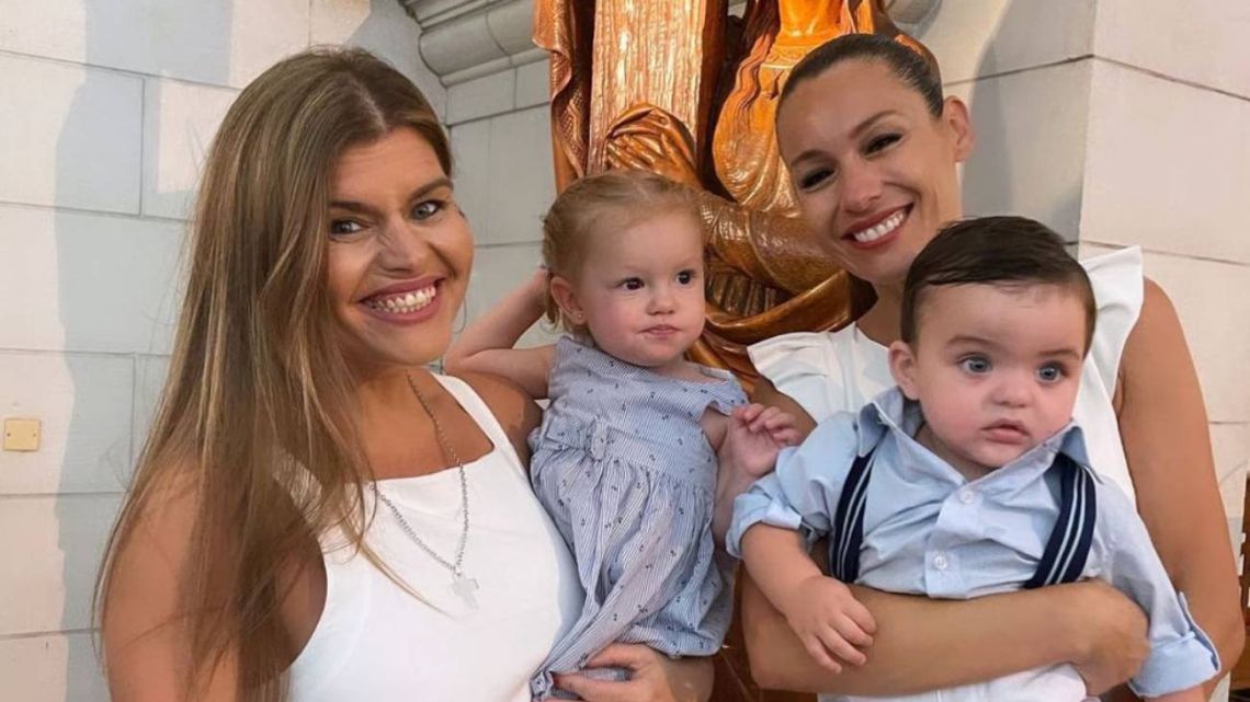 Angie Balbiani celebró el bautismo de su hijo y Pampita fue su madrina ...