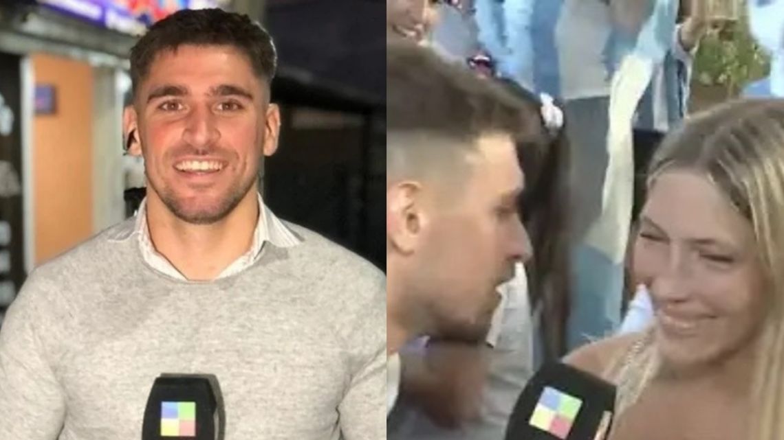 La hincha que encaró al notero de América Noticias se llevó una ...