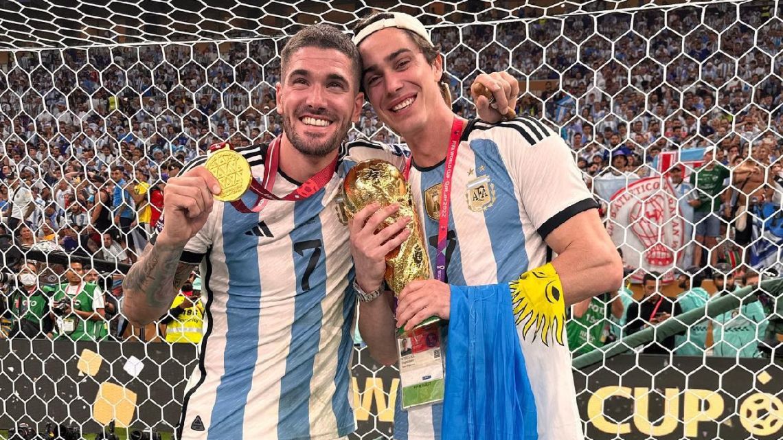 El regalo de Rodrigo De Paul a Fran Stoessel que predecía la victoria ...