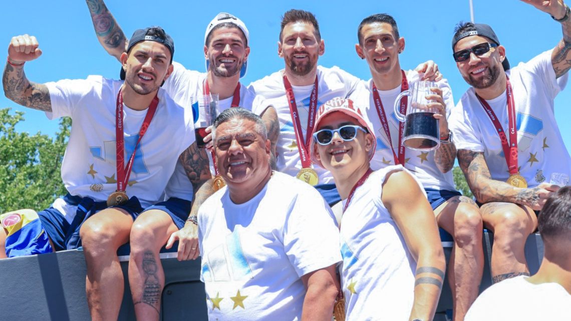 El mensaje del Chiqui Tapia tras la consagración de la Selección ...