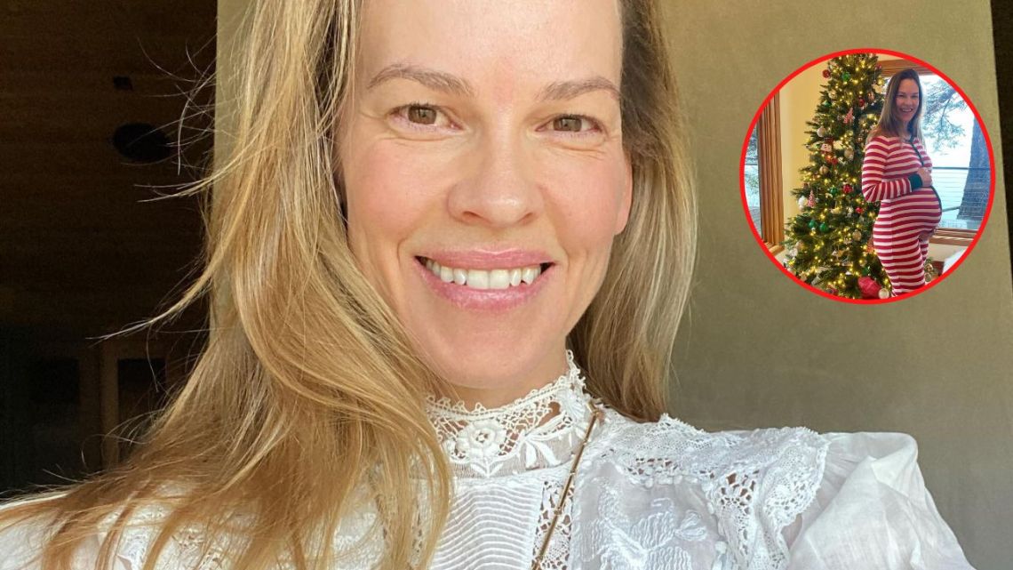 Hilary Swank compartió una tierna imagen de su avanzado embarazo de mellizos: "Milagro" | Caras