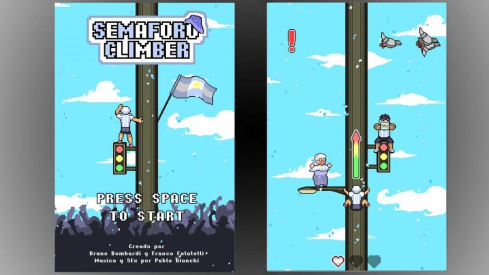 Semáforo Climber: El videojuego inspirado en los festejos argentinos ...