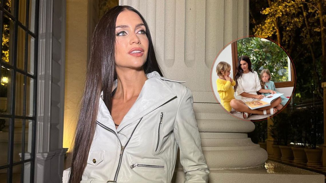 Zaira Nara tuvo que despedirse de sus hijos para que pasen año nuevo ...