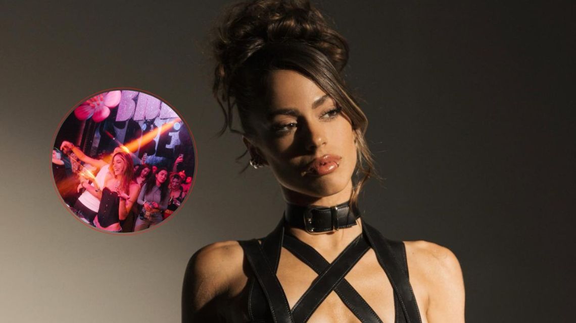 Corset negro y jean oversize: el outfit preferido de Tini Stoessel para ...