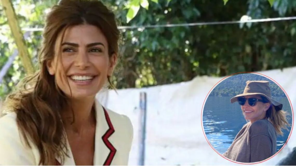 Pantalón slim y colores tierra: el look de Juliana Awada para navegar ...