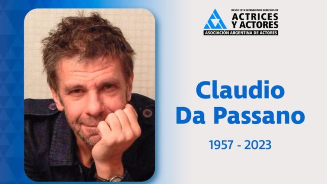 Murió Claudio Da Passano, actor de "Argentina, 1985" | Perfil