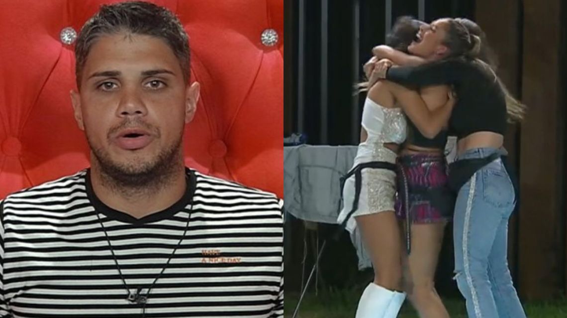 El Conejo se enojó con Julieta, Romina y Daniela por dedicarle la ...