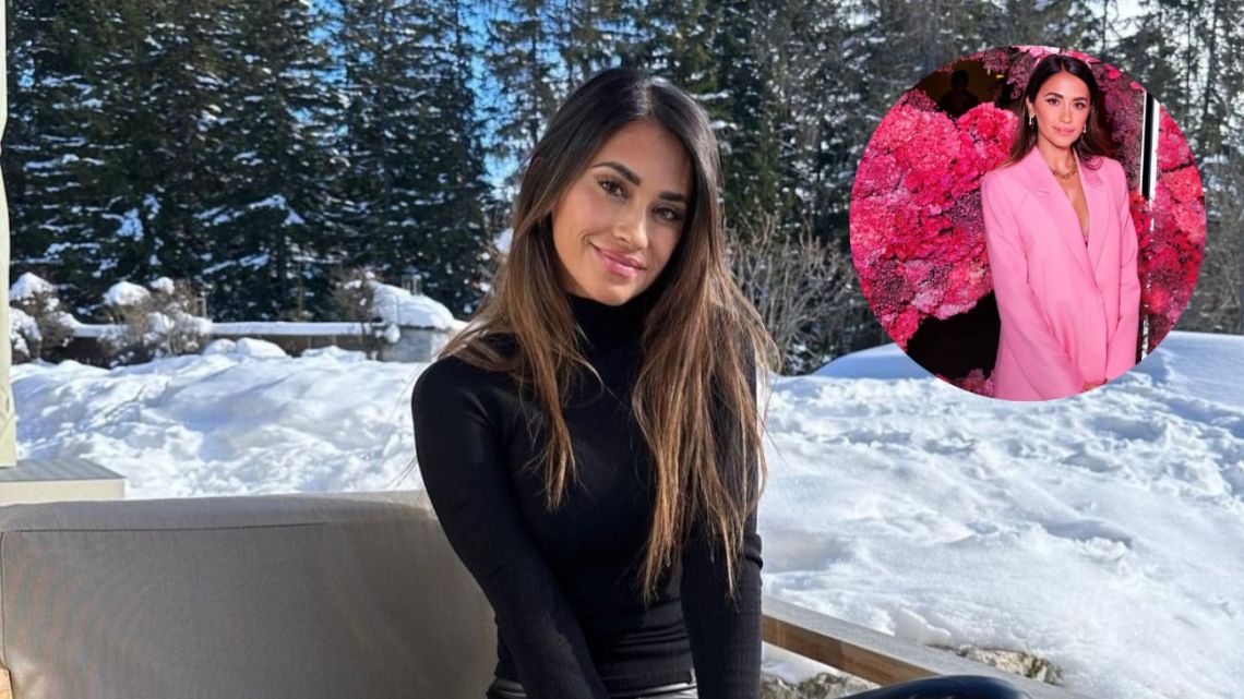 Antonela Roccuzzo lució un look total pink en un evento exclusivo | Caras