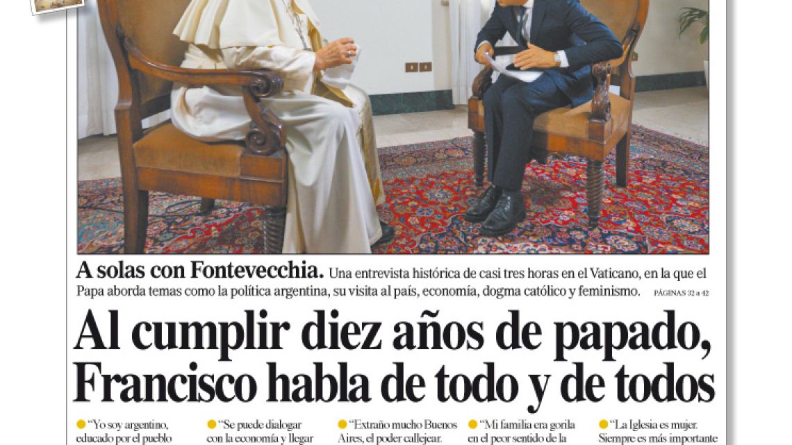 The cover of the PROFILE newspaper for Sunday, March 12, 2023 - Archyde