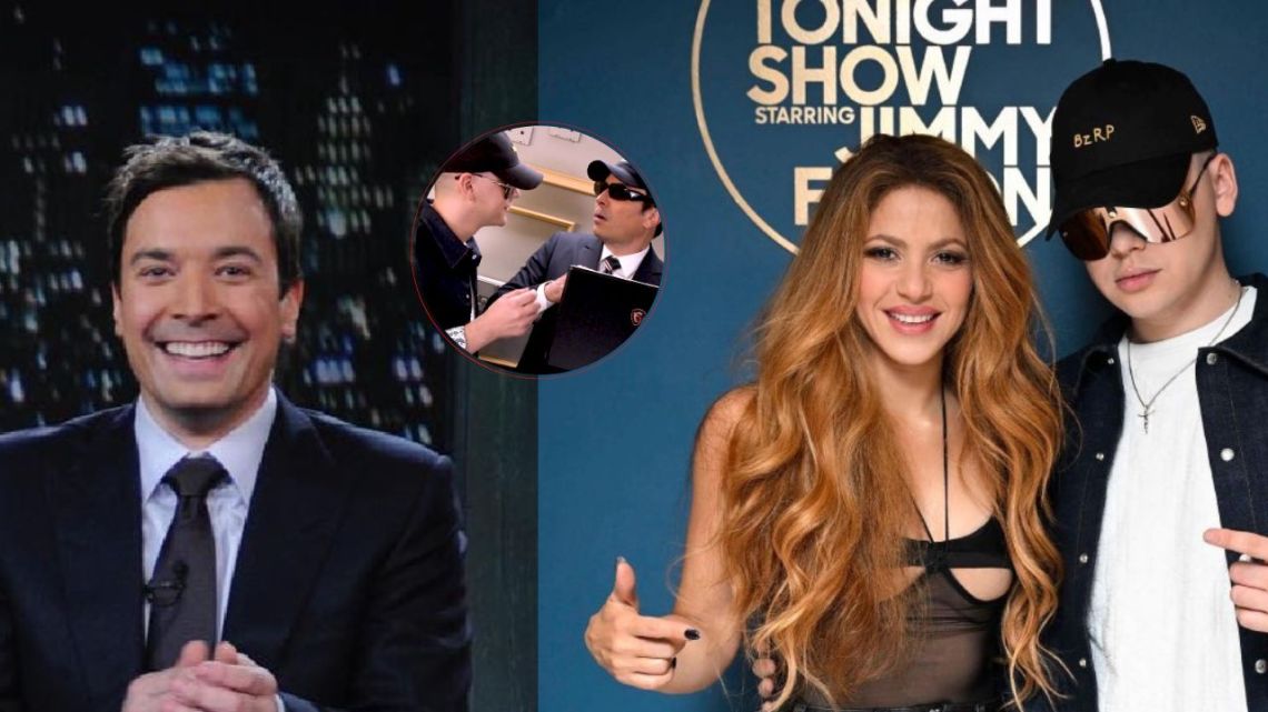 Jimmy Fallon se disfrazó de Bizarrap y bailaron juntos con Shakira | Caras