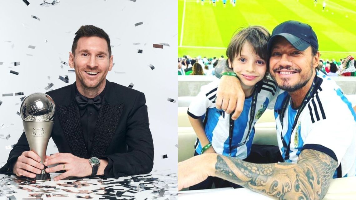 Lolo Tinelli conoció a Leo Messi y se tomaron una foto juntos | Caras