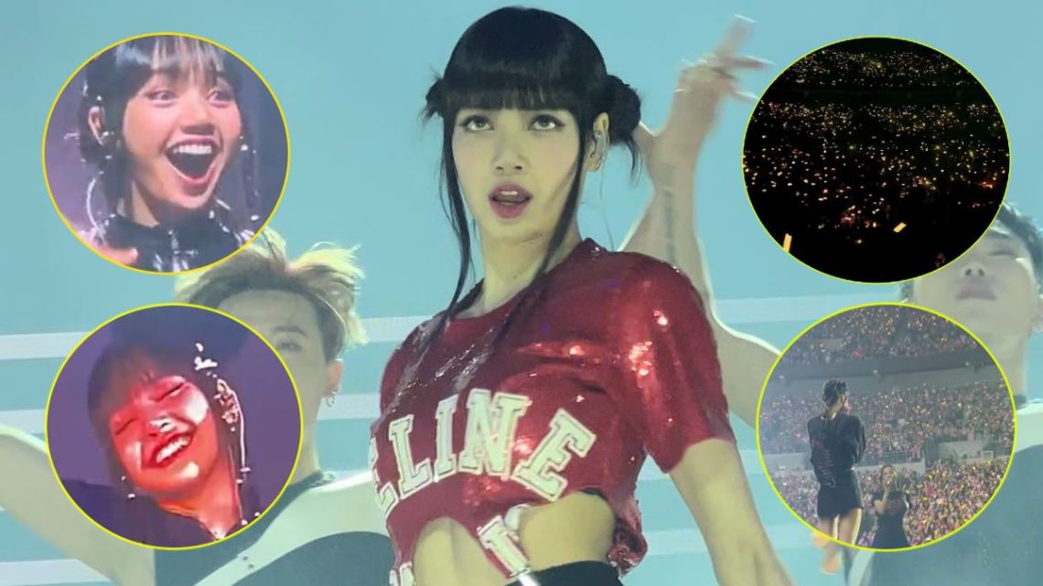 Lisa de BLACKPINK fue sorprendida en pleno escenario por su grupo y los fans con una emotiva ...
