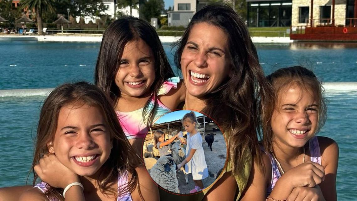 Cinthia Fernández celebró las pascuas con sus hijas en el campo: “Las ...