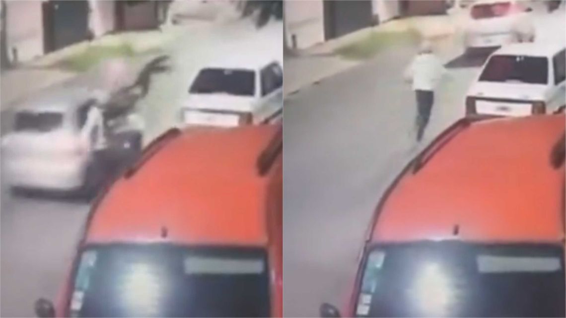 El estremecedor video de una mujer que fue atropellada, voló por el ...