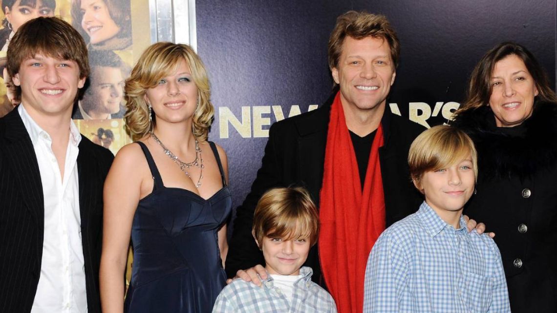 Romeo, Jake, Jesse y Stephanie, los hijos de Bon Jovi que son la nueva ...