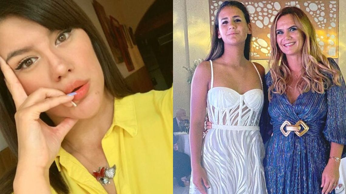 El mensaje buena onda de la hermana del Ogro Fabbiani con Uma, la hija ...