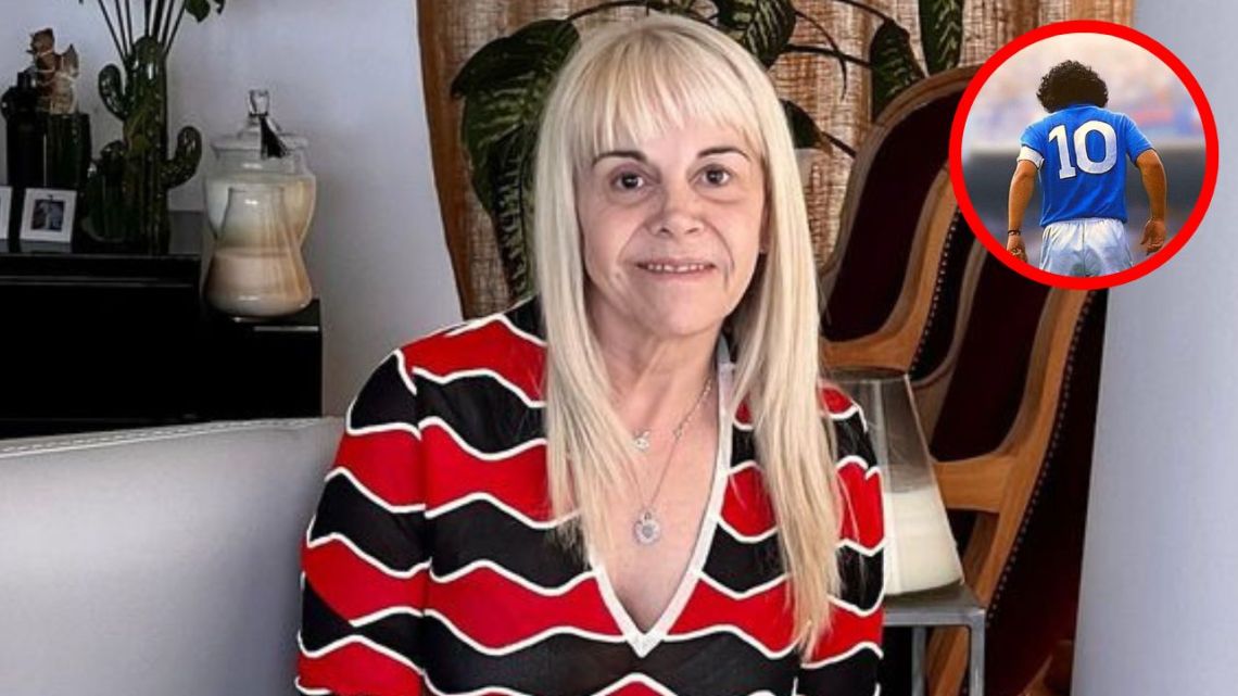 Claudia Villafañe y sus hijas recordaron a Diego Maradona tras la ...