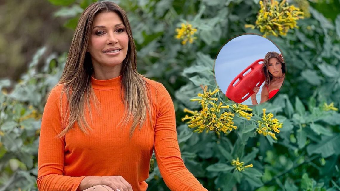 Catherine Fulop se divirtió en las playas de Punta Cana al mejor estilo ...