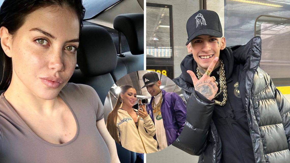 Wanda Nara lució un look con ropa de L-Gante tras blanquear su relación ...