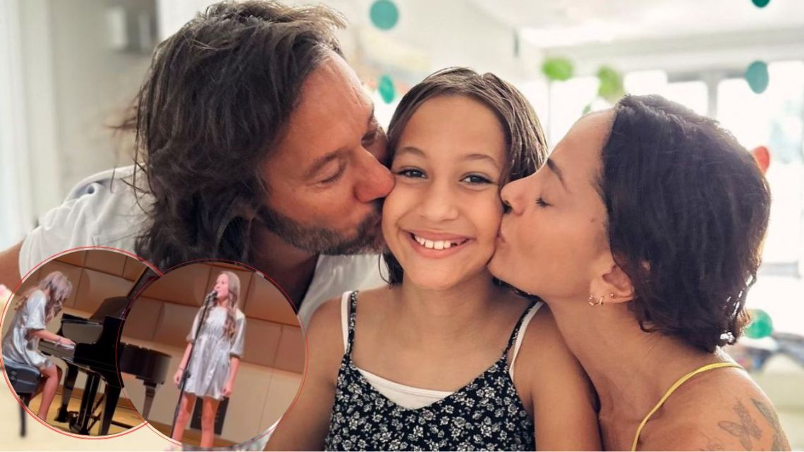 Nina, la hija de Diego Torres, cantó arriba de un escenario y cautivó a ...