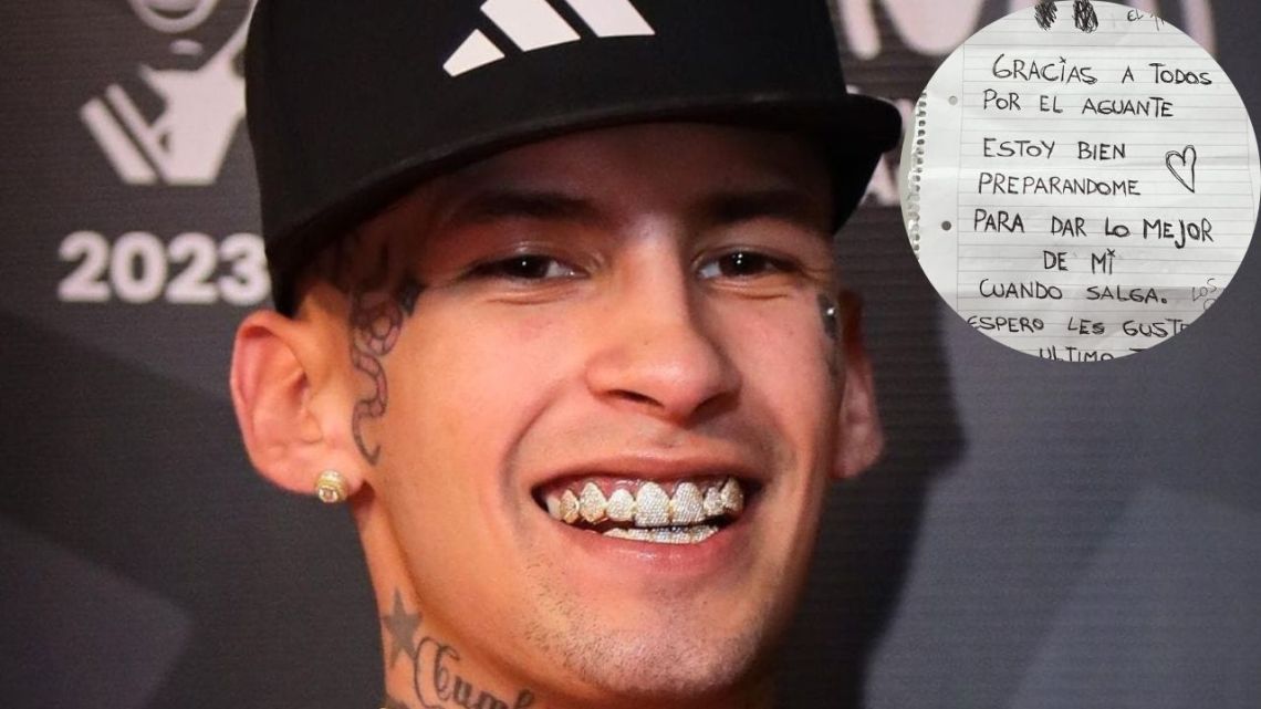 L-Gante dejó una carta en las redes para sus fans: “Estoy preparándome ...