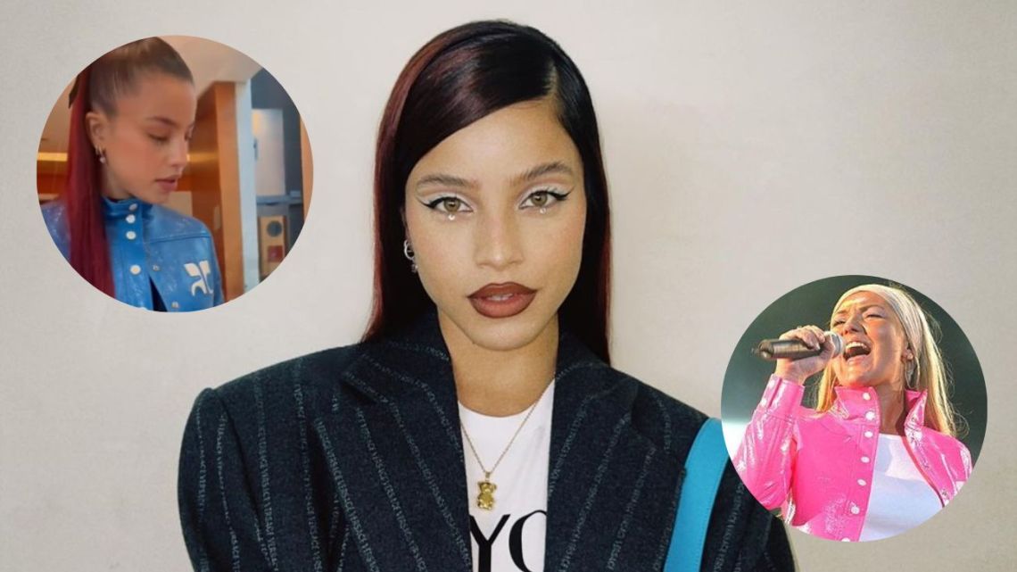 De charol y con botones: Emilia Mernes con la campera viral que Amaia Montero puso de moda hace ...