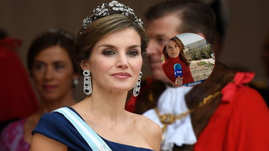 La imagen inédita de la reina Letizia como notera de TV que salió a luz ...