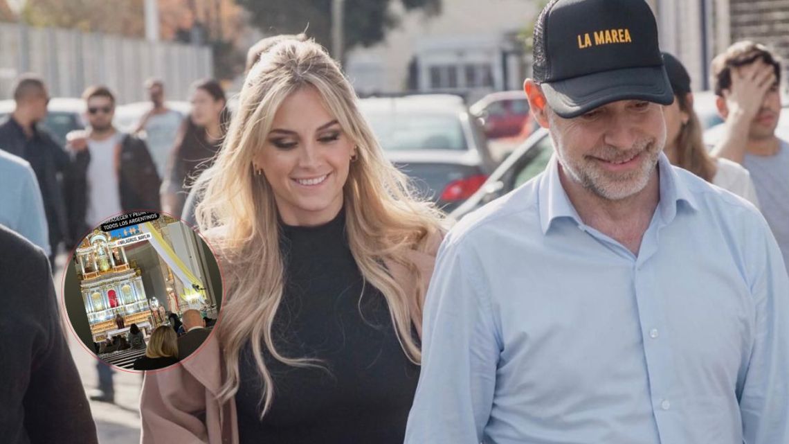 Milagros Maylin y Horacio Rodríguez Larreta se mostraron en la Basílica ...