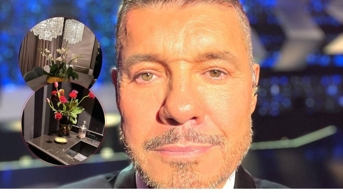 Marcelo Tinelli mostró la magnífica decoración con flores de su ...