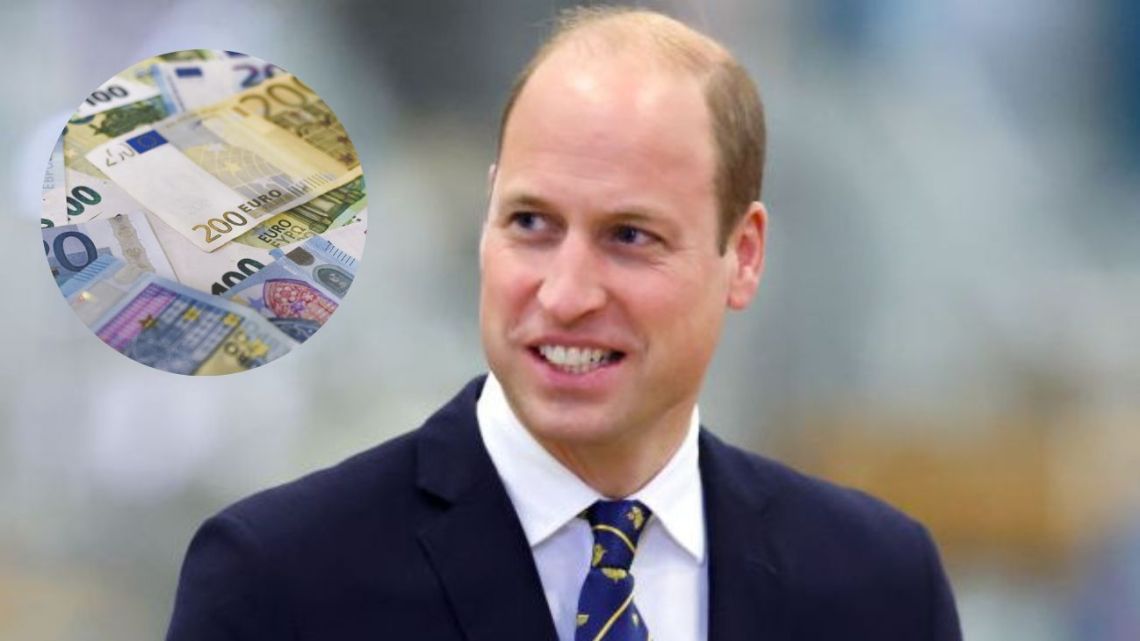 Guillermo, príncipe de Gales, cobró 7 millones de euros como su sueldo ...