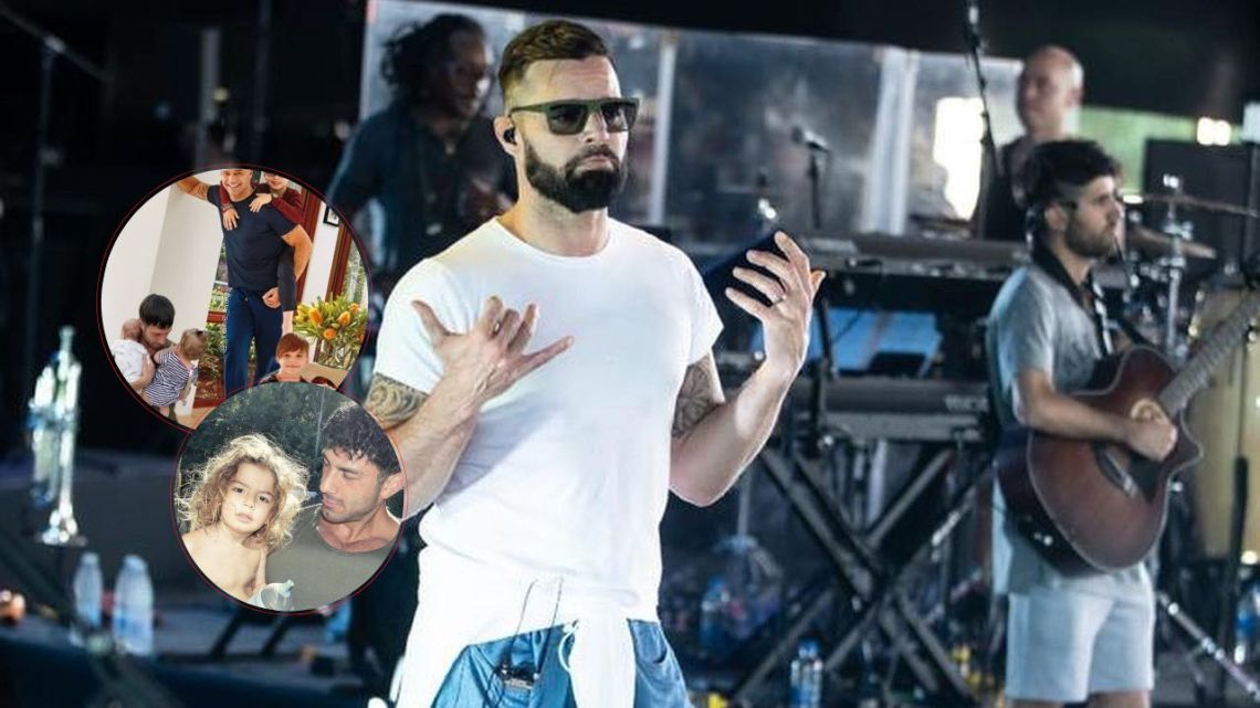 Renn y Lucía, los hijos menores que Ricky Martin tiene con su ex marido ...