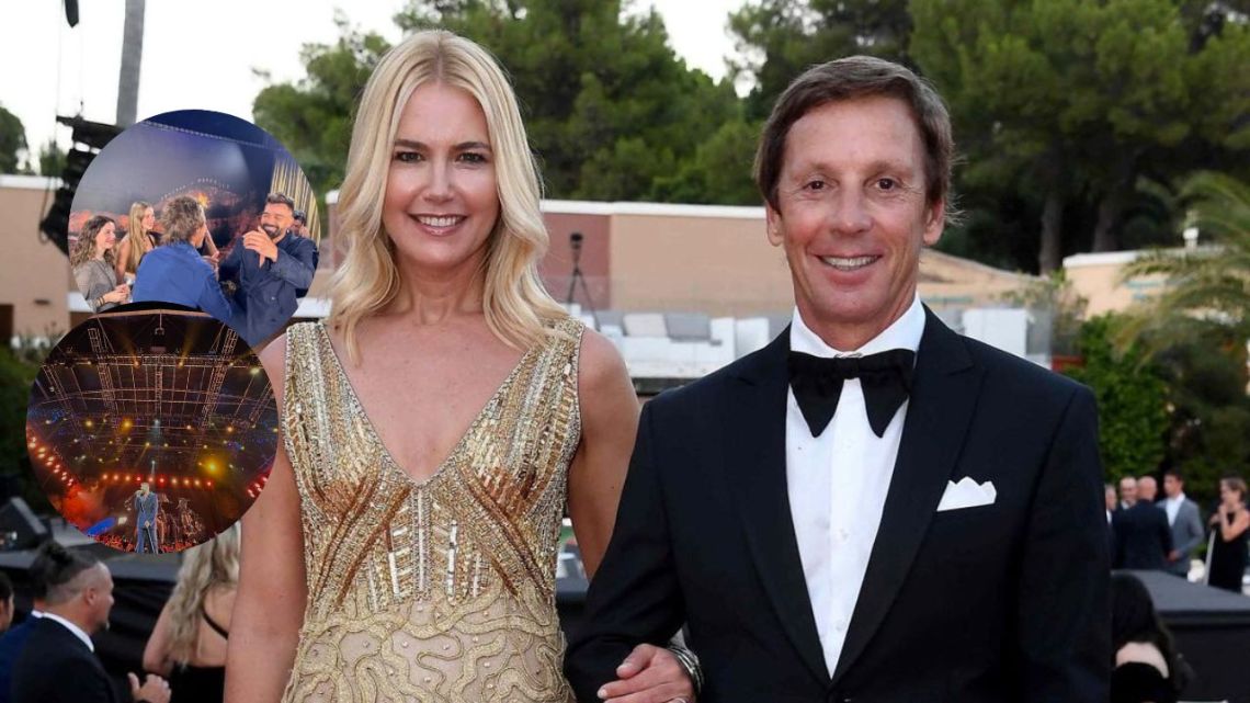 Alejandro Gravier y Valeria Mazza se reencontraron con Ricky Martin en ...