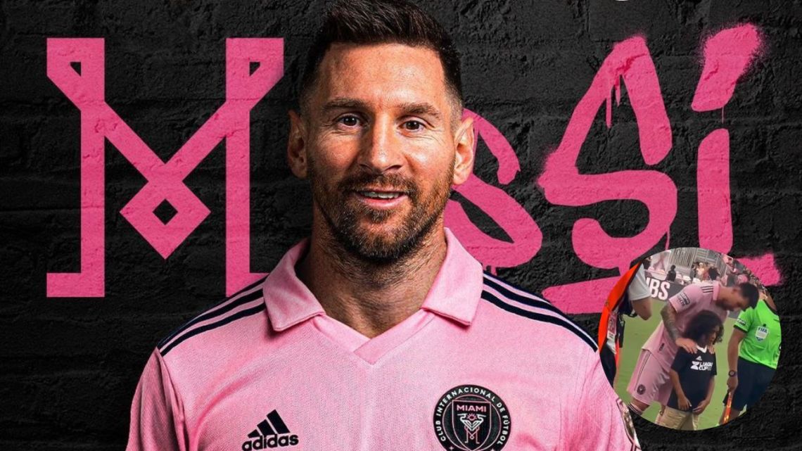 El tierno gesto de Leo Messi con un niño que lloraba en la cancha ...