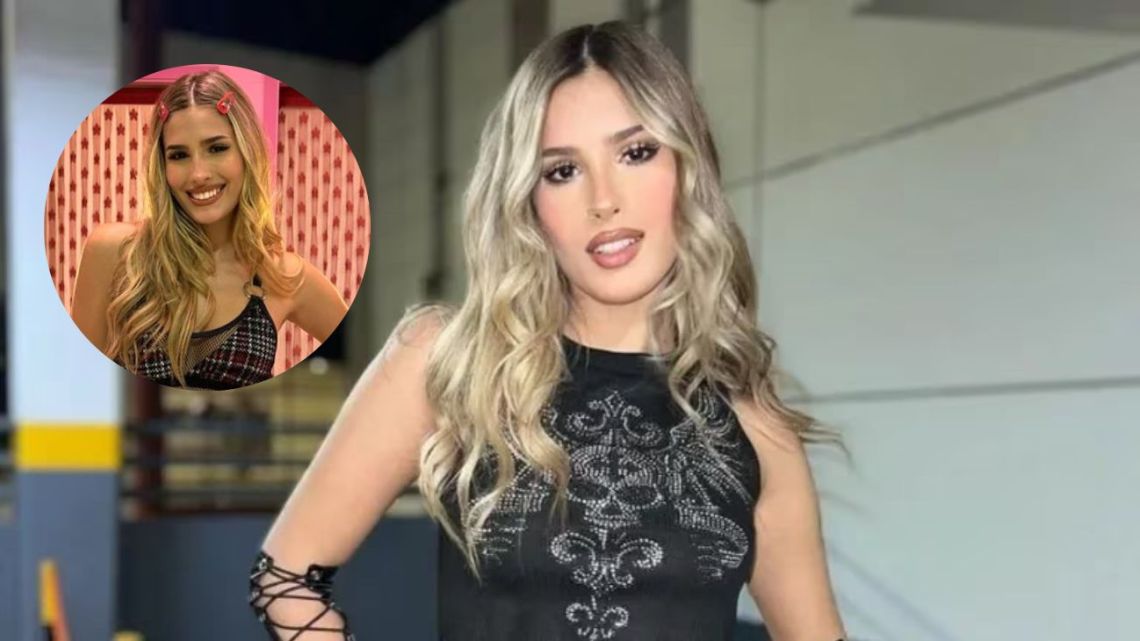 Julieta Poggio se lució con un body cuadrillé que marcó tendencia en ...