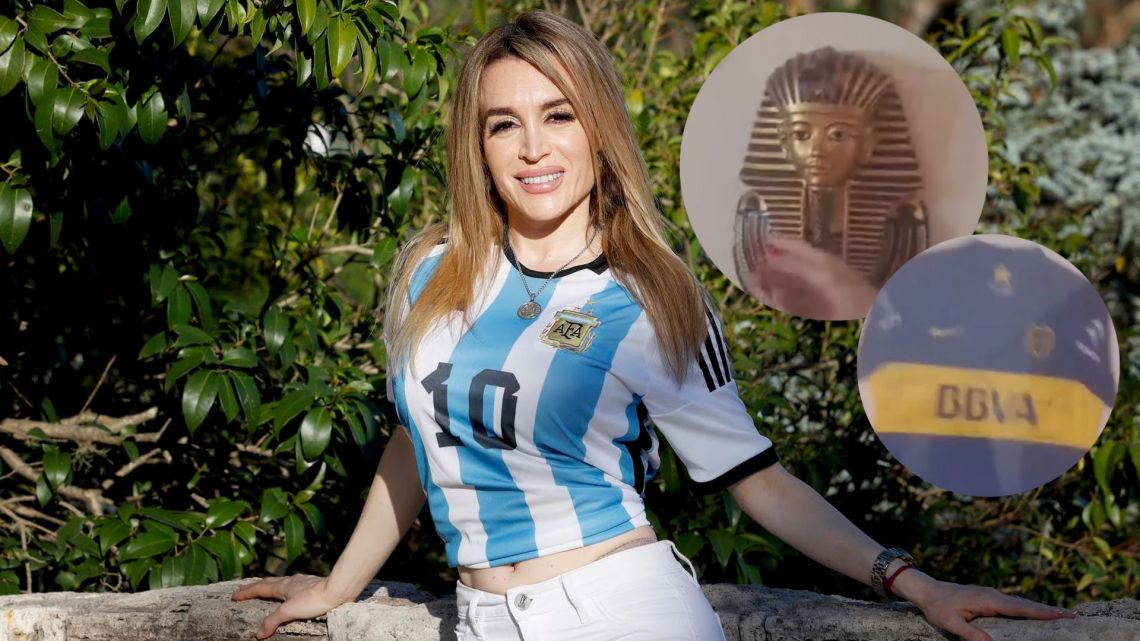 Los premios y la camiseta de Boca que decoran la casa de Fátima Flórez ...