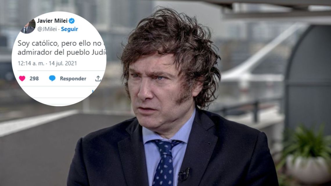 Javier Milei evalúa convertirse al judaísmo porque asegura que su ley ...
