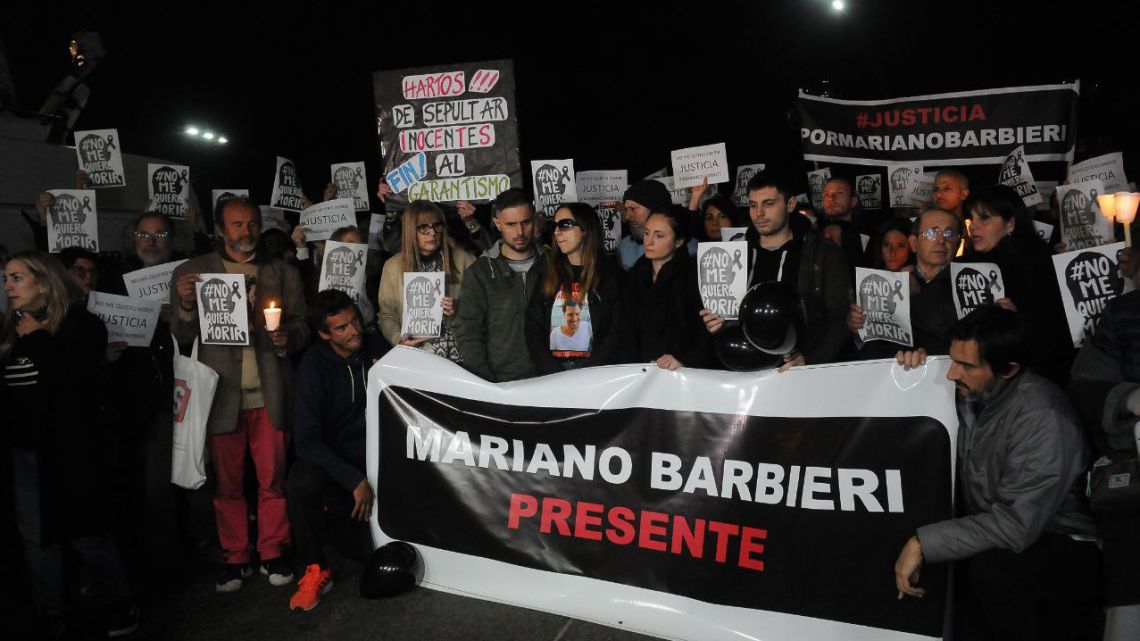 "No me quiero morir": marcharon en Palermo pidiendo justicia por Mariano Barbieri | Perfil