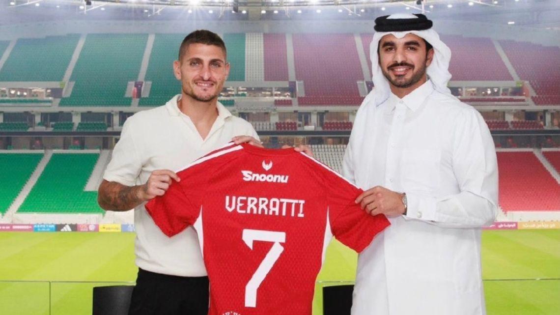 Marco Verratti fue presentado en el Al-Arabi de Qatar | 442