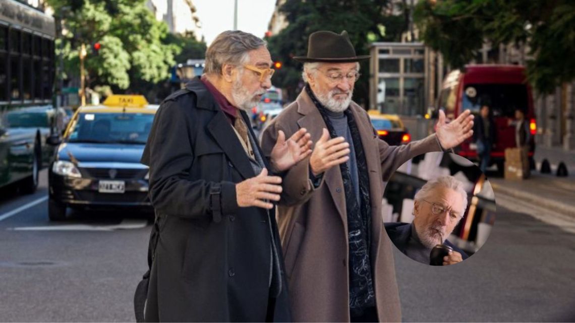 Robert De Niro insulta y toma mate con Luis Brandoni en el primer ...
