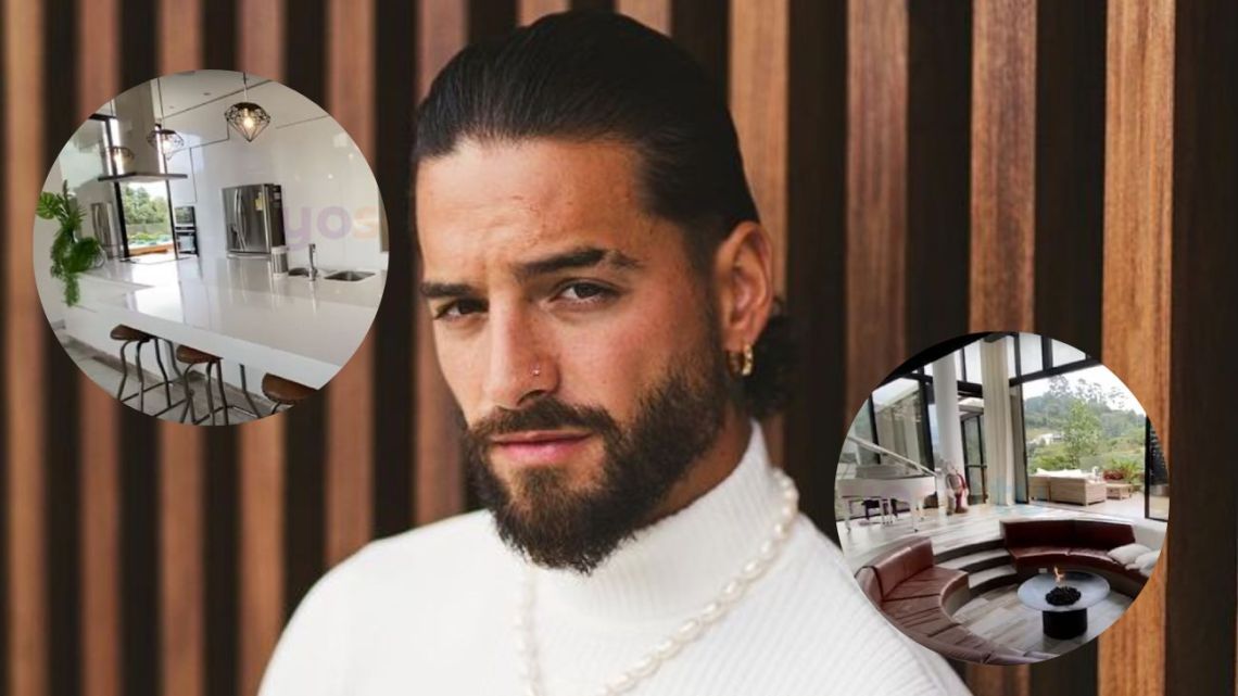 Ubicada en Medellín, la mansión de Maluma cuenta con deco off-white ...