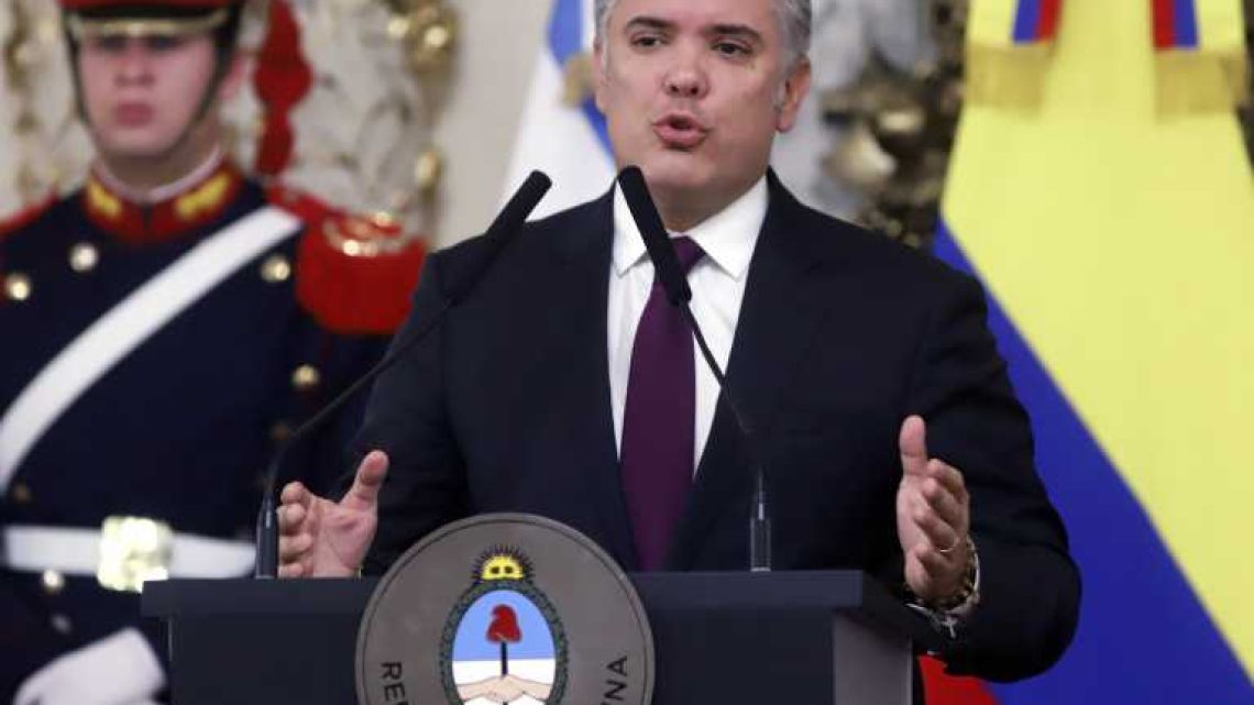 Iván Duque: "Es muy valioso lo que hace Bullrich" | Perfil