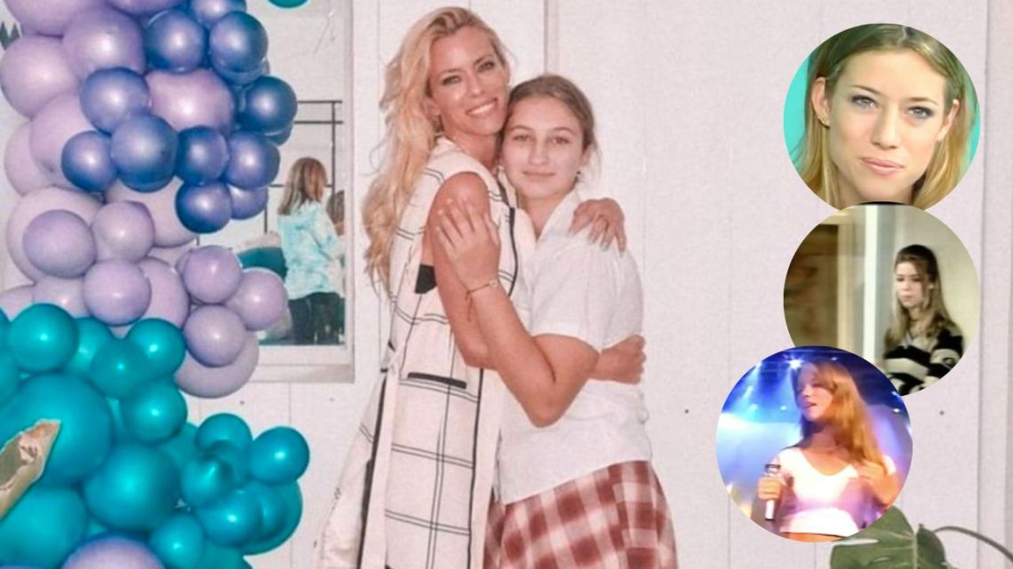 Nicole Neumann a la edad de Indiana Cubero era modelo, cantante y ...