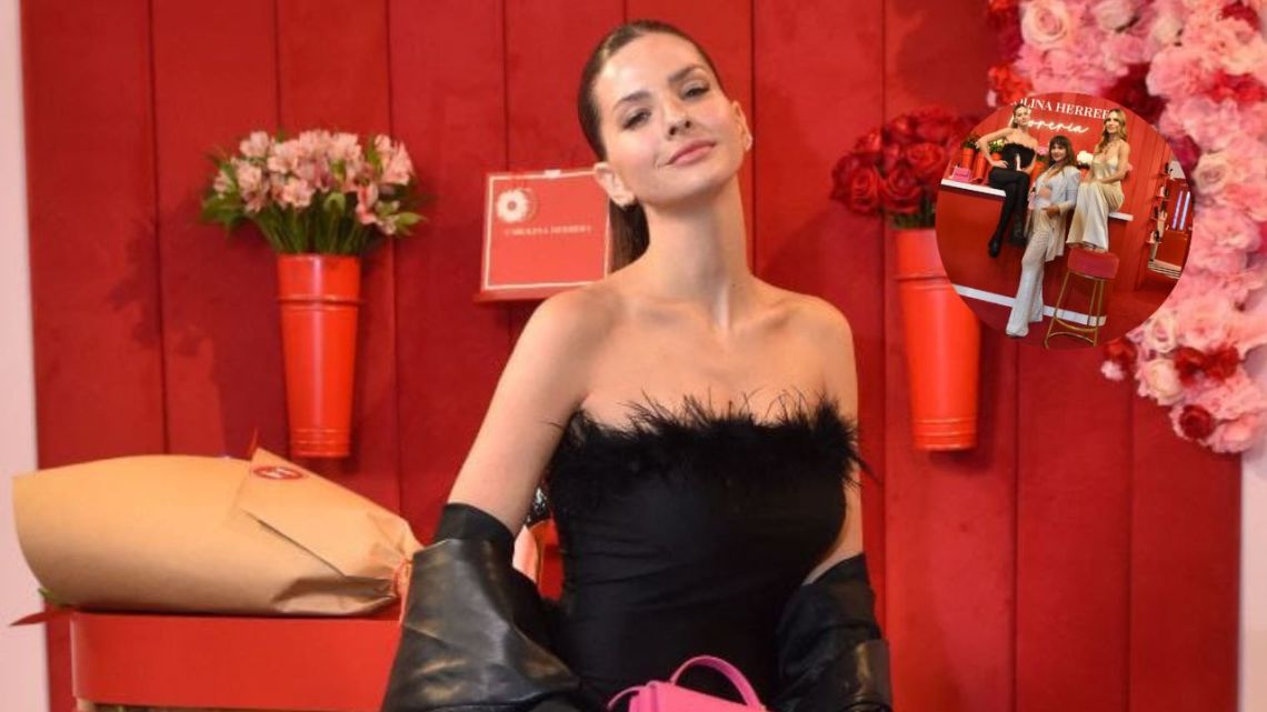 Sensual y canchero: el look total black de la China Suárez para la ...