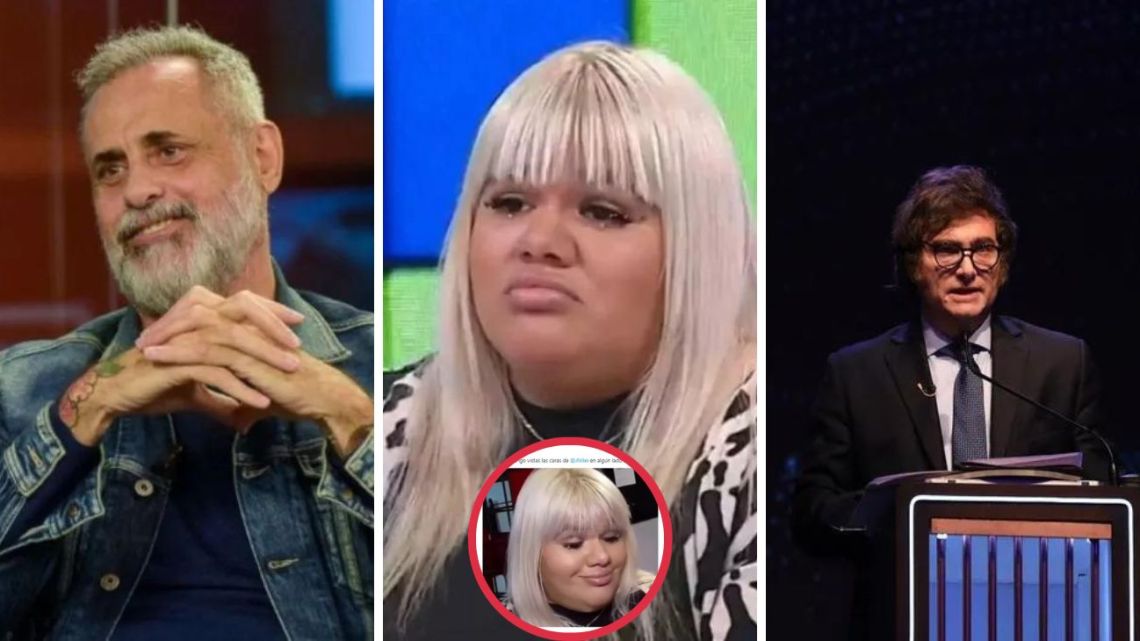 Jorge Rial publicó un meme en donde comparó a Javier Milei con Morena ...